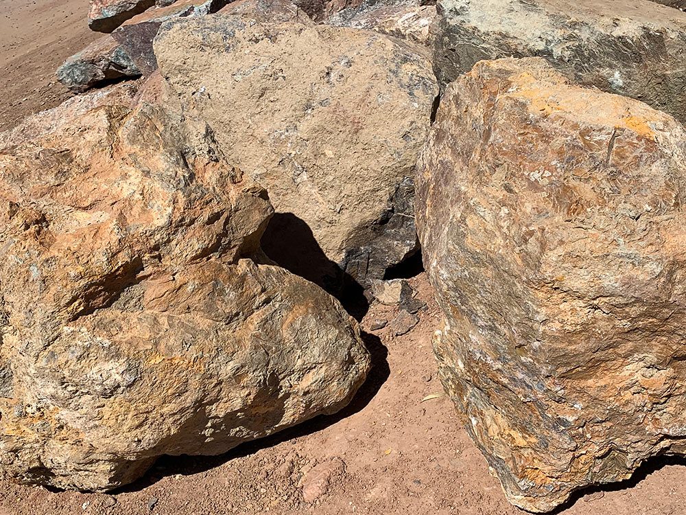 Boulders - Assorted Boulders - A&A Materials Inc