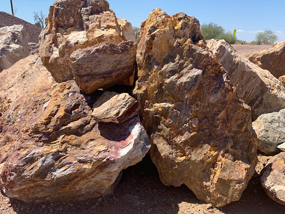 Boulders - Assorted Boulders - A&A Materials Inc